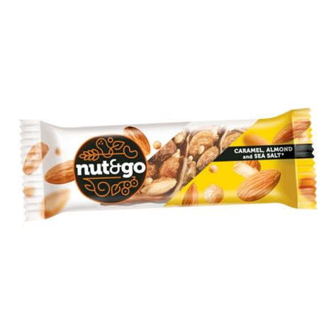 Батончик Nut and Go, миндальный, 34 г – купить за 45