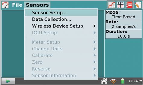 Labquest How Can I Manually Set Up A Sensor That Does Not Auto Id