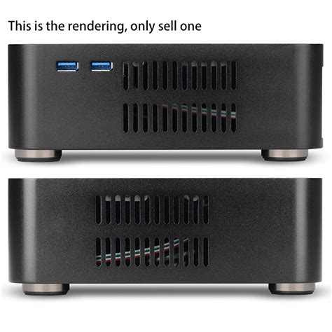 mini itx computer case aluminum pc case chassis ht vicedeal