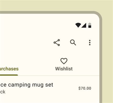 Tabs Material Design 3
