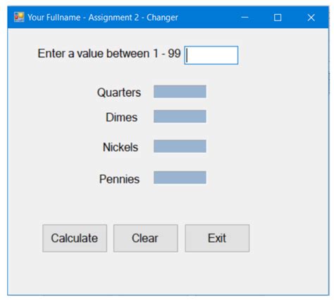 Solved By Using Windows Forms App Visual Basic NET Chegg