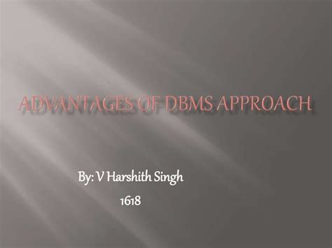 Difference Between File System And Dbmspptx