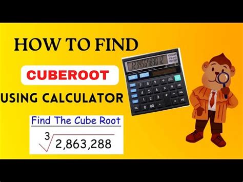 How To Find Cube Root Using A Simple Calculator Ca Calculatortricks YouTube