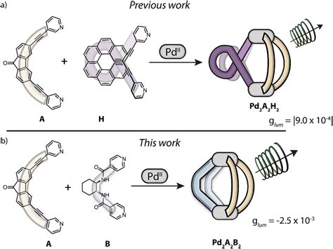 Modular Enhancement Of Circularly Polarized Luminescence In Pd 2 A 2 B 2 Heteroleptic Cages