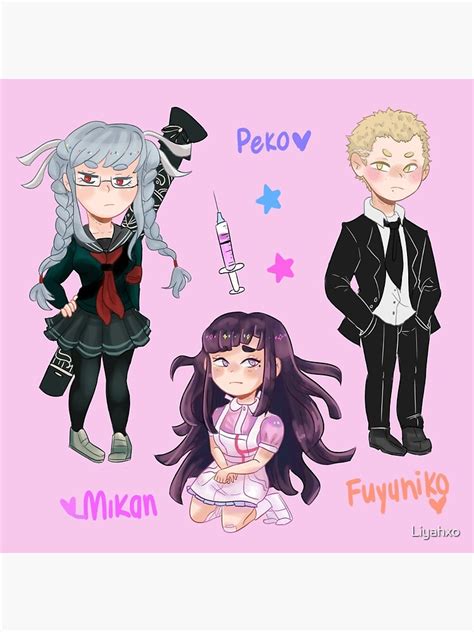 Danganronpa Peko Mikan Fuyuhiko Metal Print For Sale By Liyahxo