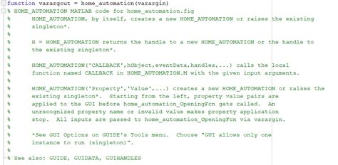 Home Automation System Using Matlab Gui And Arduino