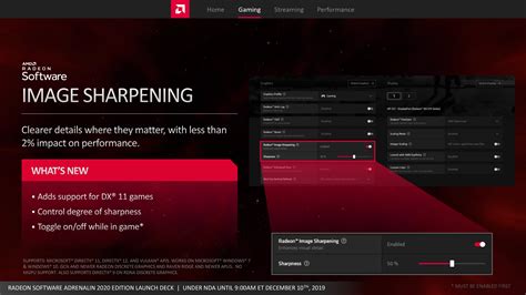 AMD Radeon Software Adrenalin Edition Page Of
