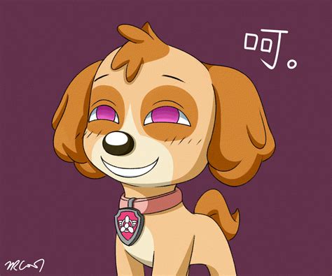 Paw Patrol Skye On Anyas Face Edited By Trc001 On Deviantart