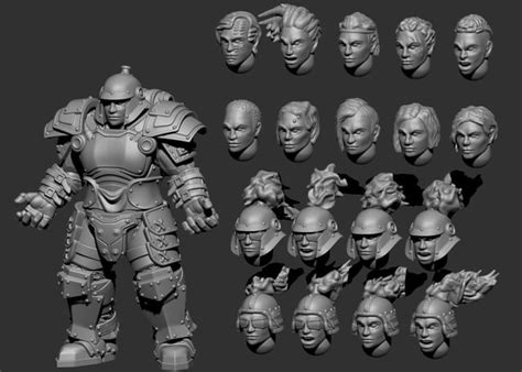 Female Thunder Warriors R Printedwarhammer