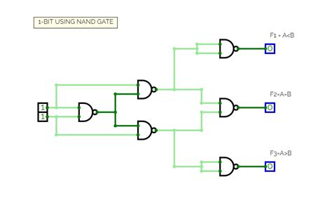 circuitverse experiment 5 one bit using nand gate