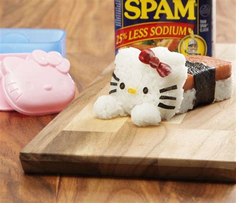 As Featured In The La Times Hello Kitty Spam Musubi Is Turning Heads