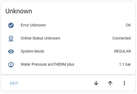 Keyerror Systemwaterpressure · Issue 7 · Signalkraftmypyllant Component · Github