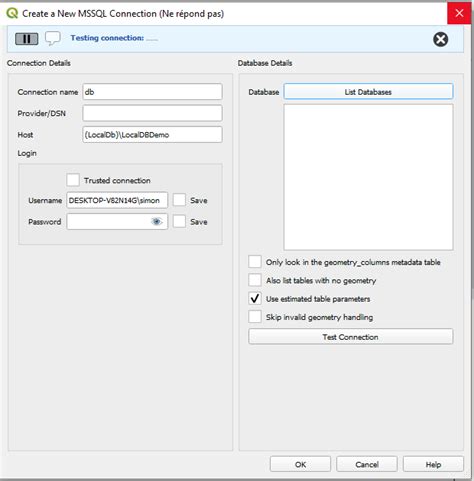 Connecting To Microsoft Sql Server From Qgis Geographic Information