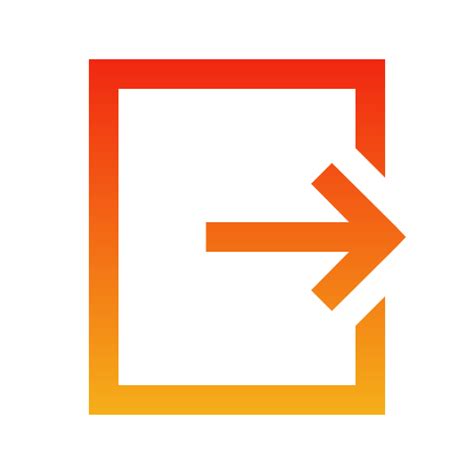Export File Generic Gradient Icon