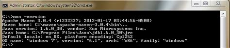 Setting Windows Environment Variables For Maven