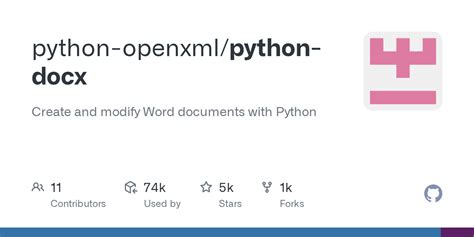 Python Docx README Md At Master Python Openxml Python Docx GitHub