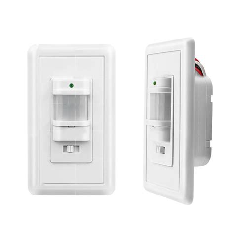 Pir Motion Detector Switch In Wall Occupancy Detecting Switch 9m Detect Distance For Corridors