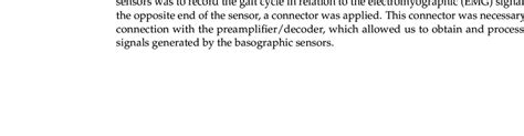 Characteristics Of EMG Sensors Download Scientific Diagram