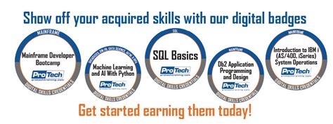 protech enterprise it training and consulting on linkedin badges