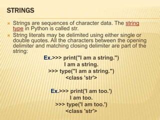 Basic Data Types In Python PPTX