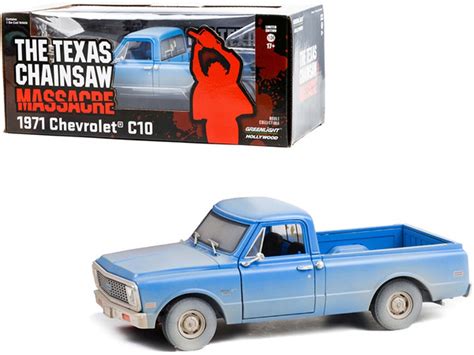 1971 Chevrolet C10 Pickup Truck Light Blue Dusty The Texas Chainsaw Massacre 1974 Movie 1