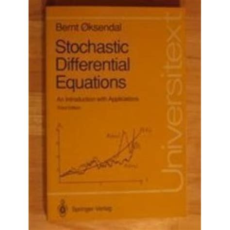 Stochastic Differential Equations An Introduction