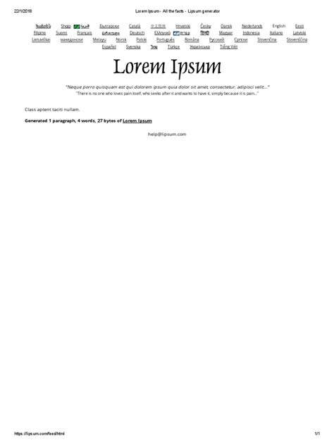 Lorem Ipsum Pdf