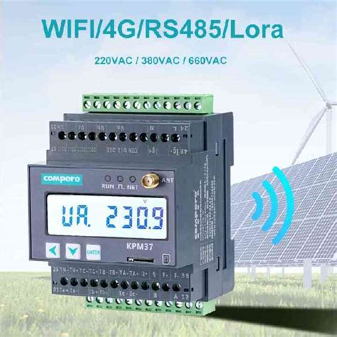WIFI Power Analyzer MQTT Din Rail Digital Smart CT Meter