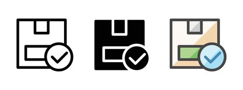 Multipurpose Checklist Box Vector Icon In Outline Glyph Filled