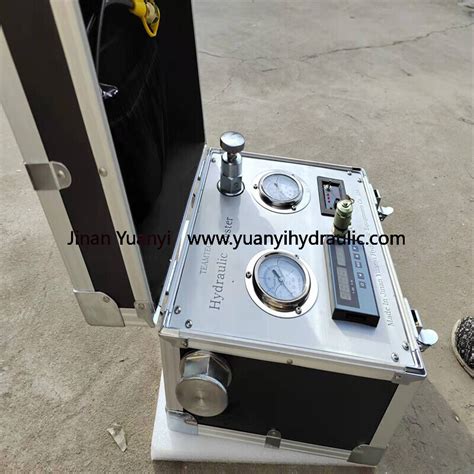 Portable Hydraulic Pump Repairing Tester Digital Hydraulic Motor Flow And Pressure Tester Jinan