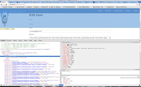 Ruby On Rails Foundation Navigation Bar Blocking Form Fields Stack Overflow