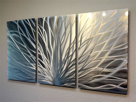 15 Best Ideas Aluminum Abstract Wall Art