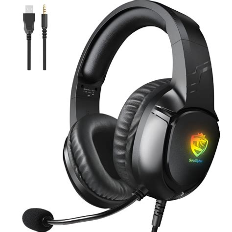 Gjx Gaming Headsets Wired For Ps5 Ps4 Xbox One Nintendo Switch Pc Mac