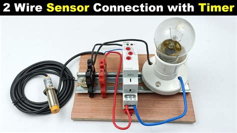 Sensor Connection With On Delay Timer Sensor Wiring Timer Connectionelectricaltechnician