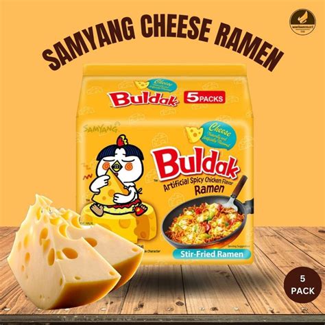 Samyang Ramen Cheese Buldak 5 In 1 Pack Shopee Malaysia