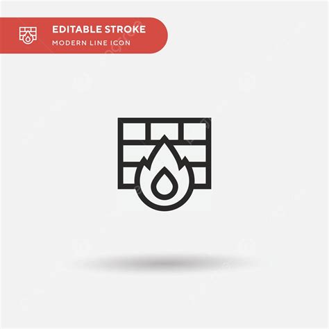 Simple Vector Icon Of A Firewall Design Template For Illustration Symbols Vector Key Network
