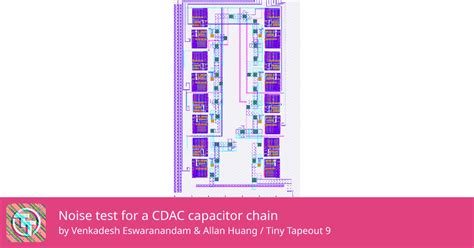 233 Noise Test For A CDAC Capacitor Chain Quicker Easier And
