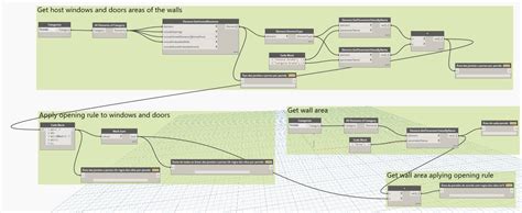 get hosted elements of joined walls revit dynamo