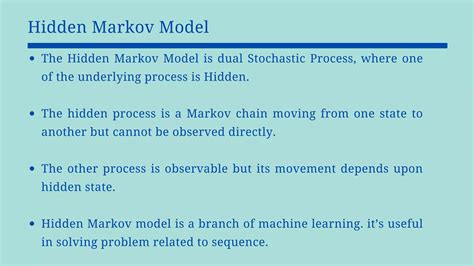 Hidden Markov Model And Its Application In Python Ppt