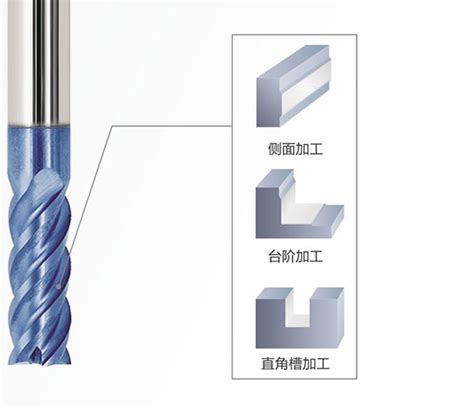 四刃直柄平头立铣刀 整体硬质合金立铣刀 广东韦禾新材料科技有限公司
