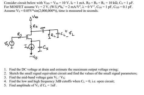 Solved Consider Circuit Below With Vpp Vss V Io Chegg