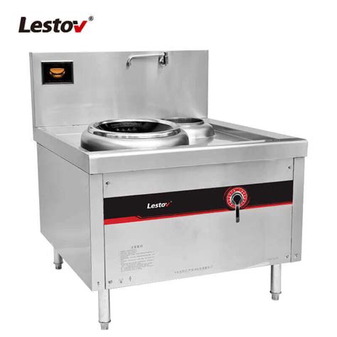 Restaurant Chinese Induction Wok Range With Soup Warmer Lt X400