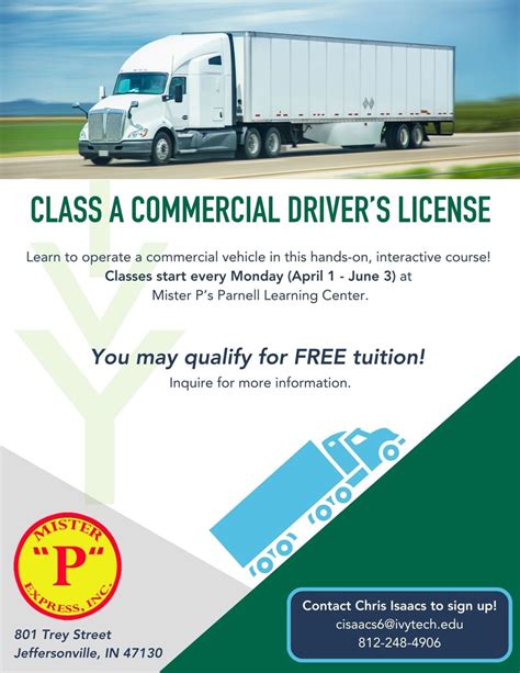 Class A Cdl Training Ivy Tech Community College