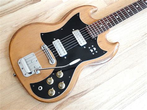 1960s Lyle Sg Vintage Electric Guitar Japan Univox Coily Reverb