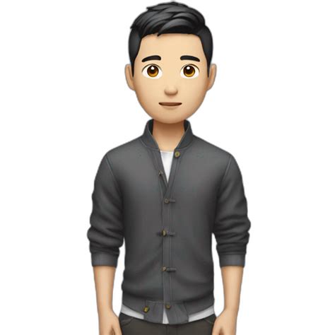 Fashion Coding Chinese Guy Emoji Ai Emoji Generator