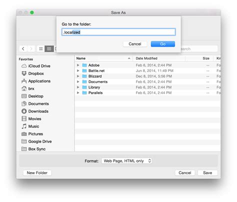 Applications Save File To Hidden Directory With Standard Os X Save