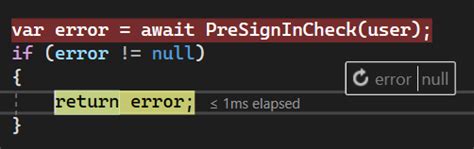 C Sign In Manager Checkpasswordsigninasync Fails Stack Overflow