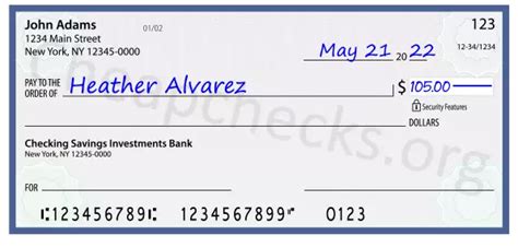 How To Write A Check For 105 Dollars Cheap Checks