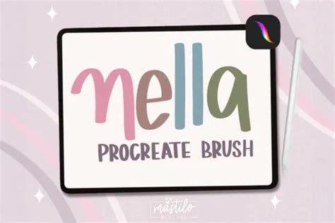 Chunky Lettering Procreate Brush Free Procreate Brushes