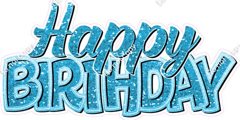 Caribbean Cursive And Bb Happy Birthday Statement Sign Swag Usa